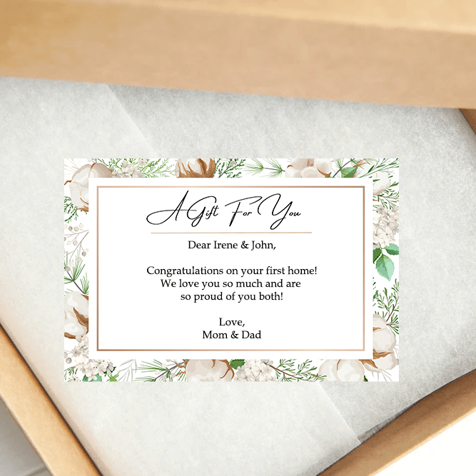 Personalized Gift Note – Map of Our Life